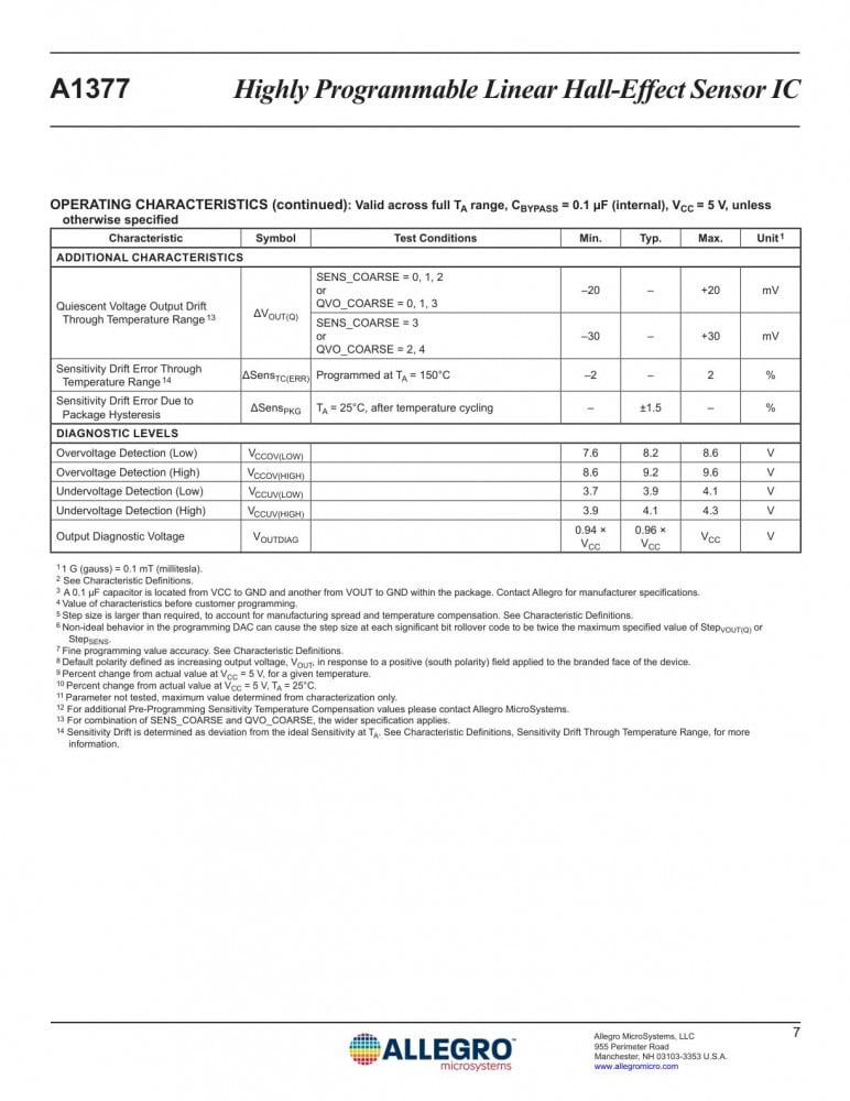 A1377 datasheet page 7