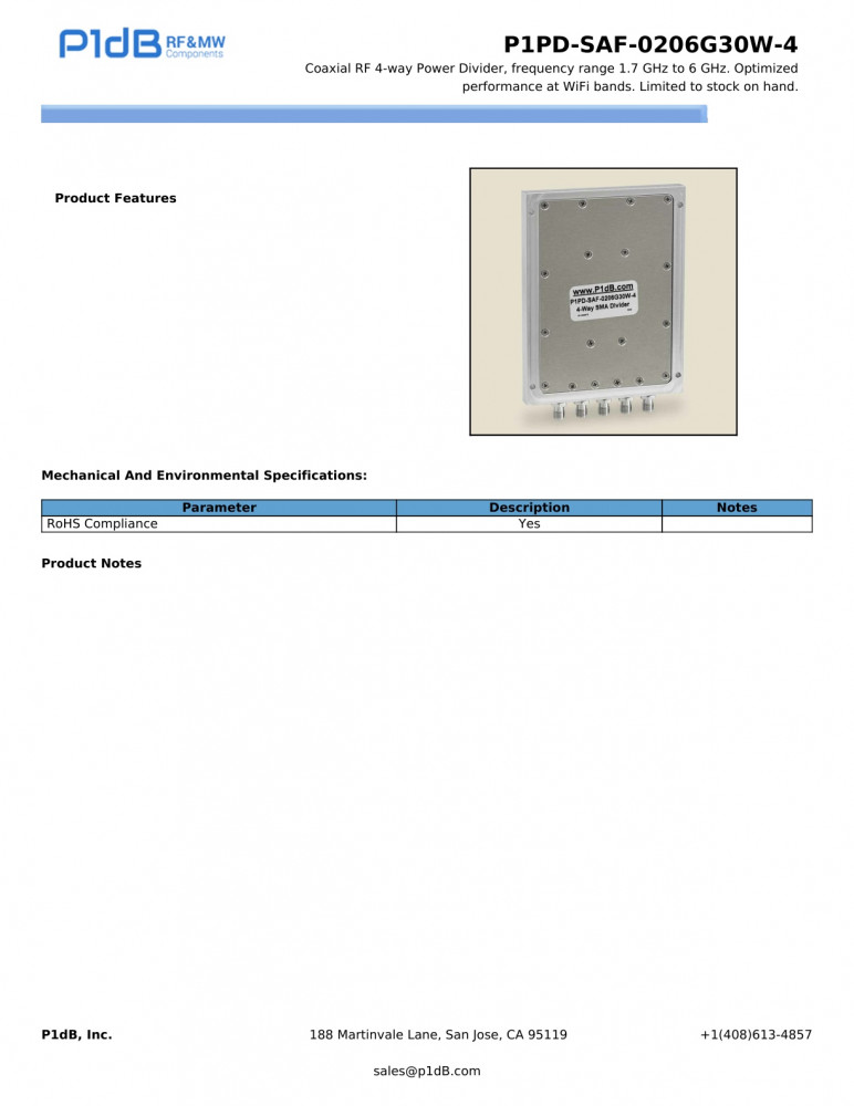 P1PD-SAF-0206G30W-4 product document image