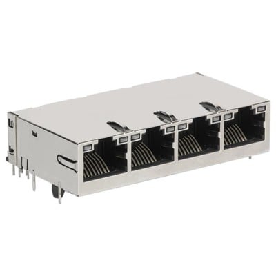 Bel Fuse 0845-2D1T-H5 Modular Ethernet Connector Jack