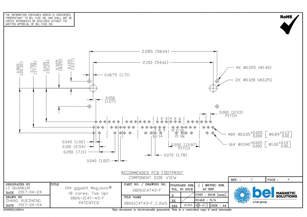 0826-1C4T-43-F technical document page 3