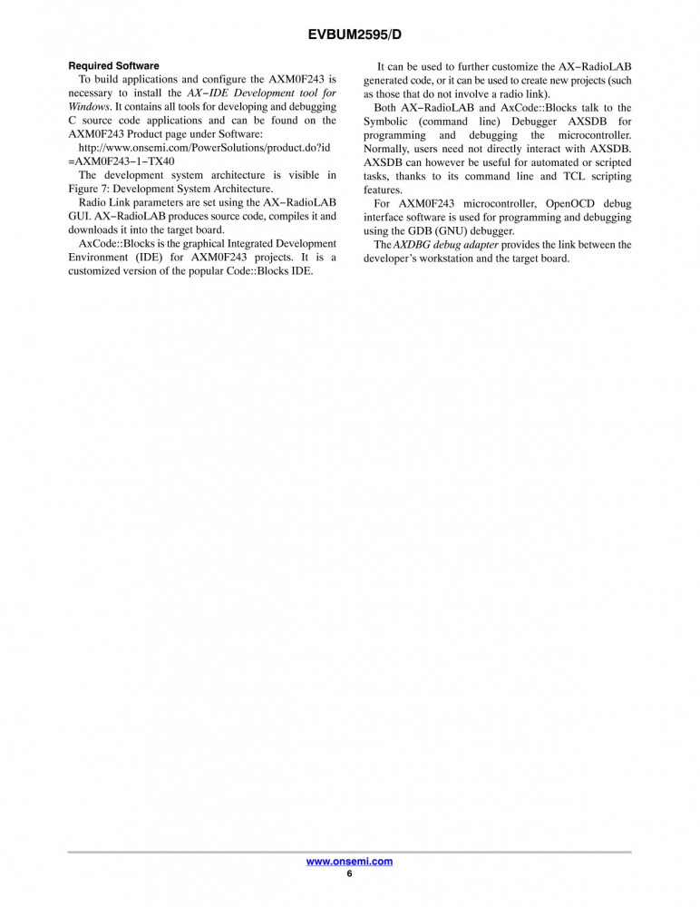 DVK-AXM0F243 evaluation kit manual page 6