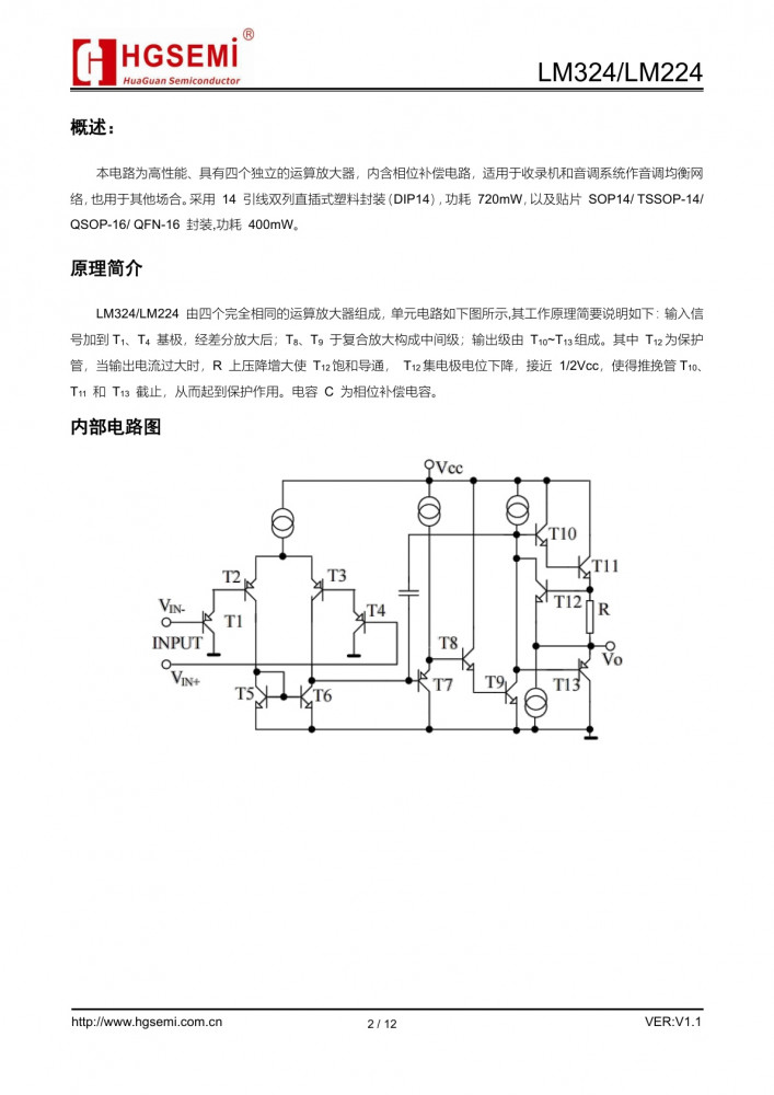 LM224M/TR datasheet page 2