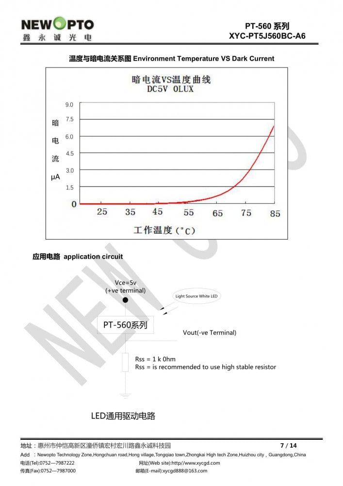 XYC-PT5J560BC-A6 datasheet page 7