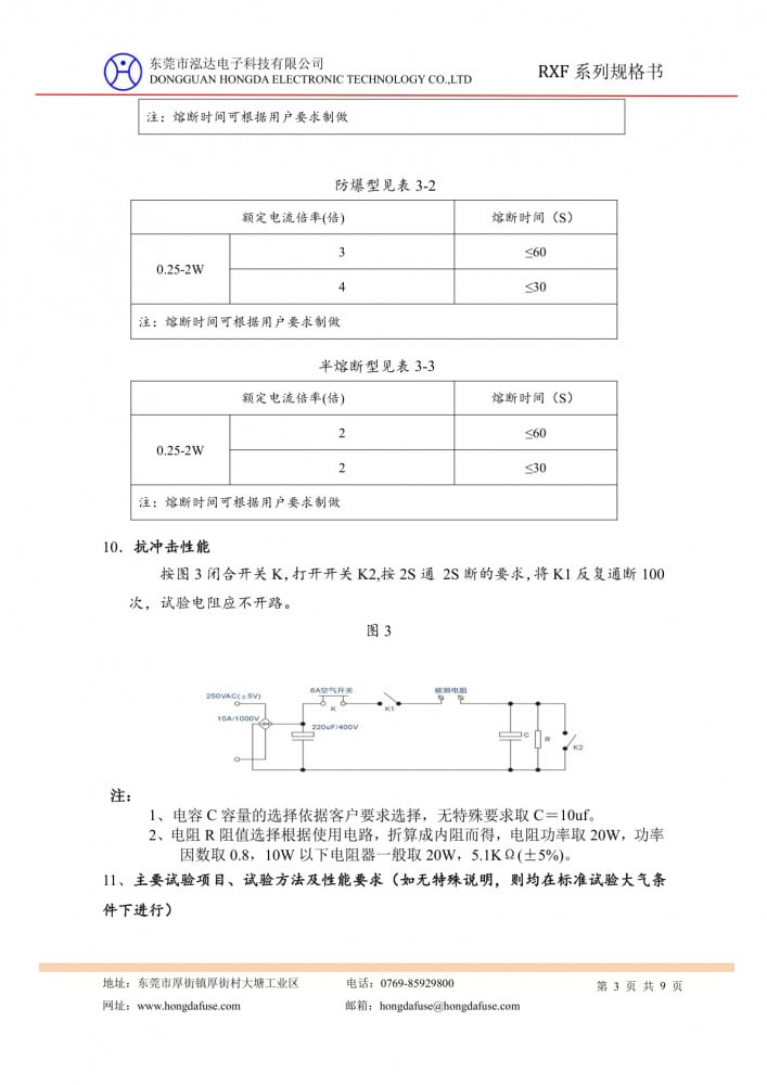 Hongda RXF datasheet page 4
