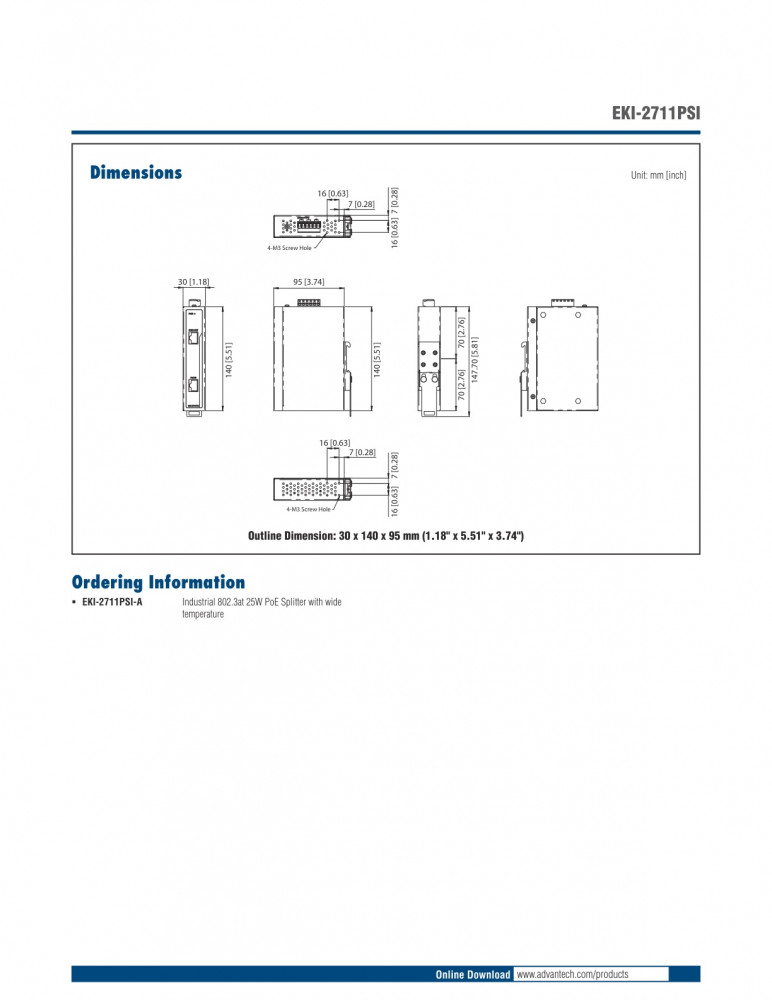 EKI-2711PSI product document, page 2