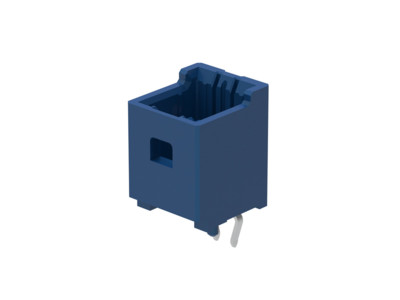 1.50mm Pitch, CLIK-Mate PCB Receptacle, Single Row, Through Hole, Vertical, Tin Plating, Positive Lock, without Peg, 2 Circuits, Blue for sale
