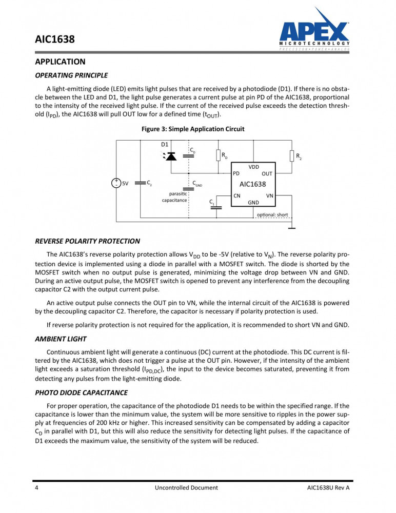 AIC1638 datasheet page 4