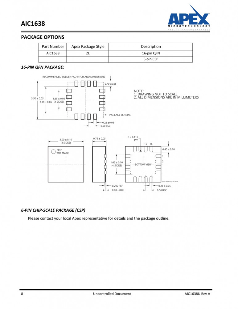 AIC1638 datasheet page 8