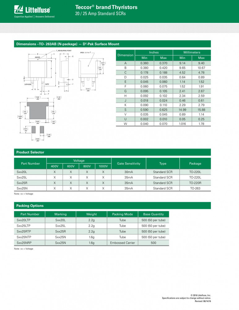 S6025RTP datasheet page 8