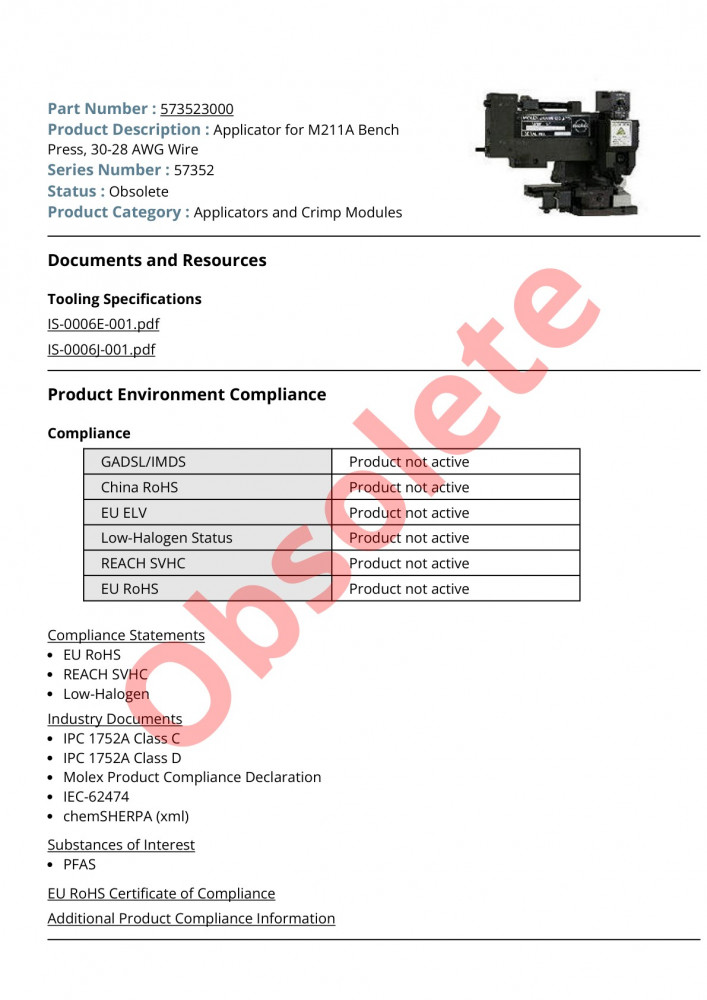Tooling document image 1 for product review