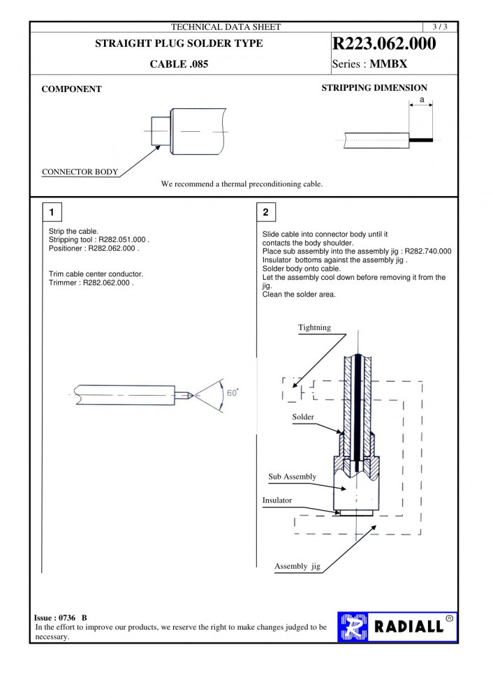 Radiall R223062000 datasheet page 3