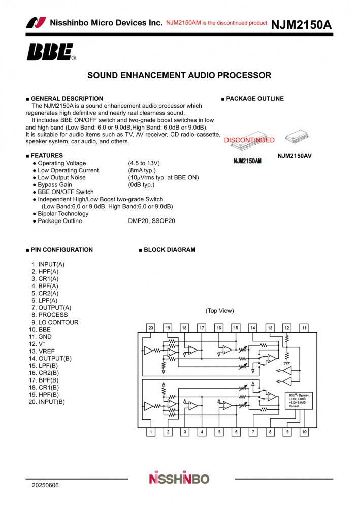 NJM2150A document page 1