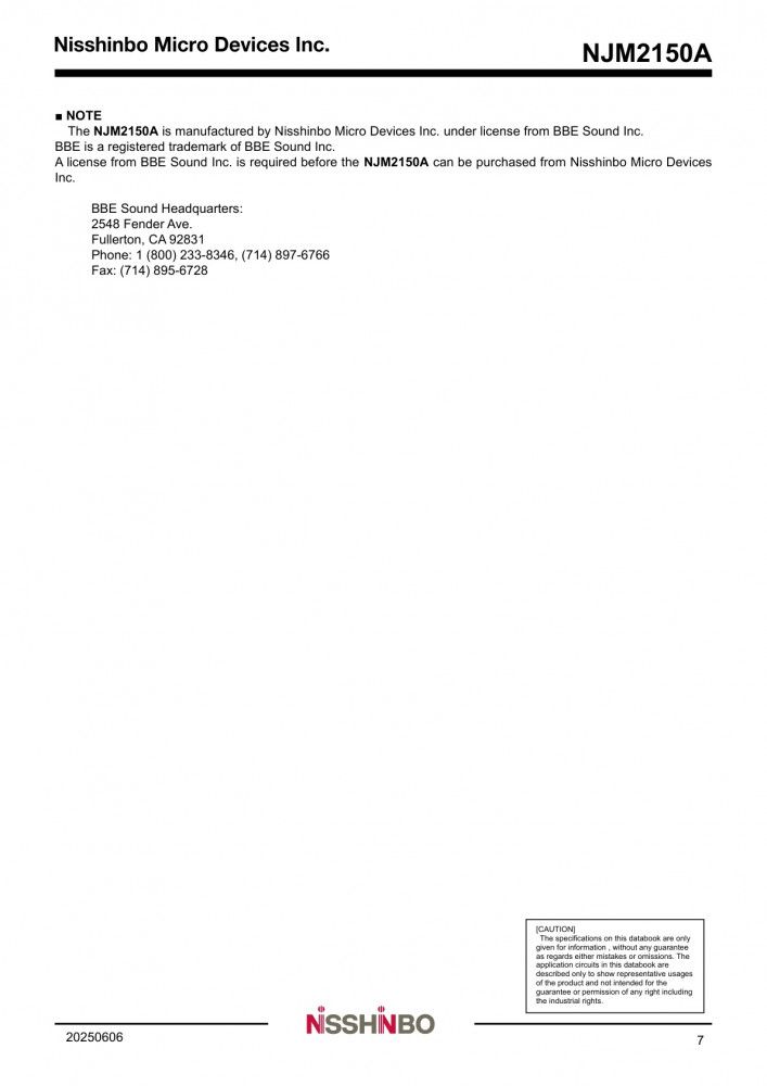NJM2150A document page 7