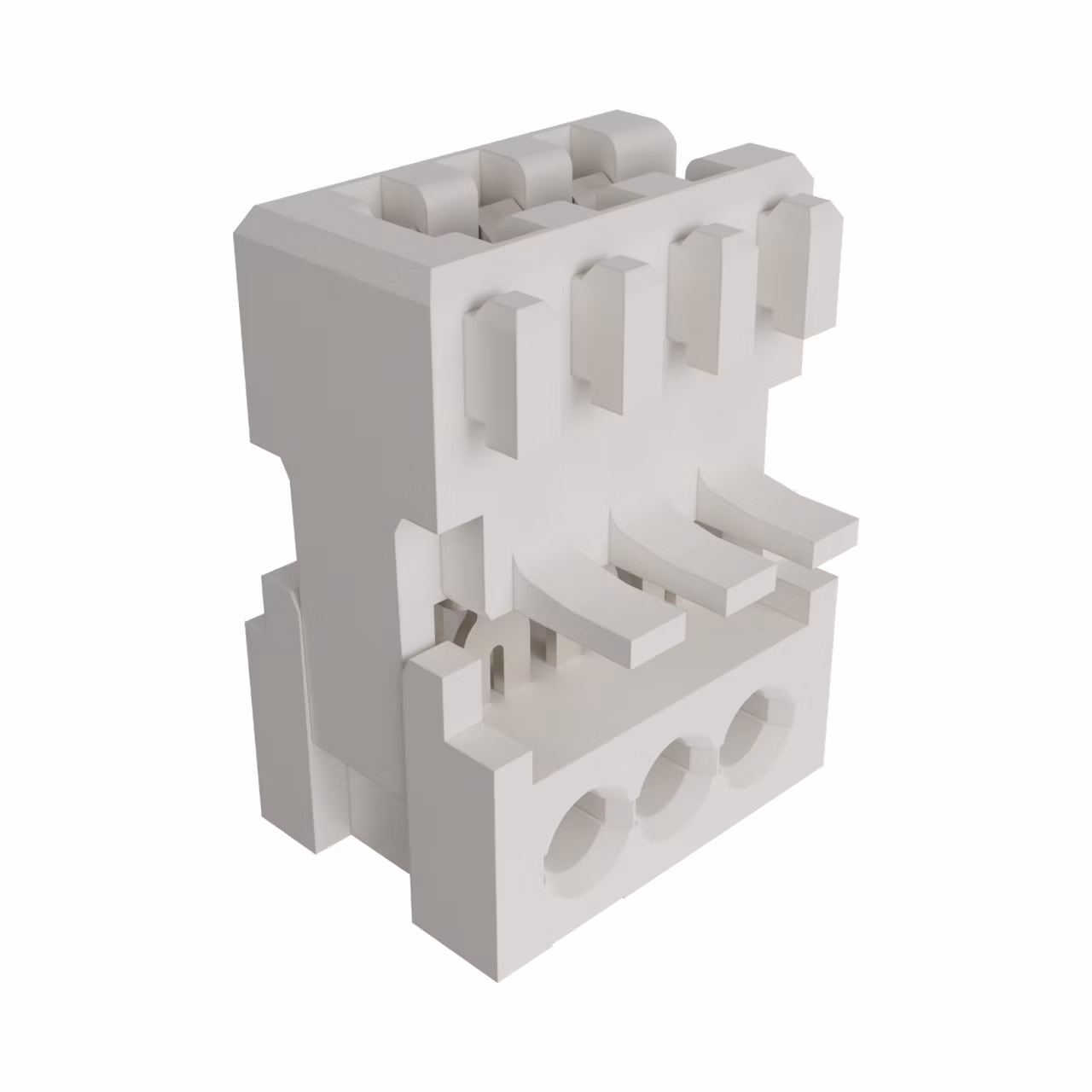 Appli-Mate RAST 2.5 Female Connector, 2.50mm Pitch, 3 Circuits, All Position Keys, 1 Closed and 1 Open Endwall for sale