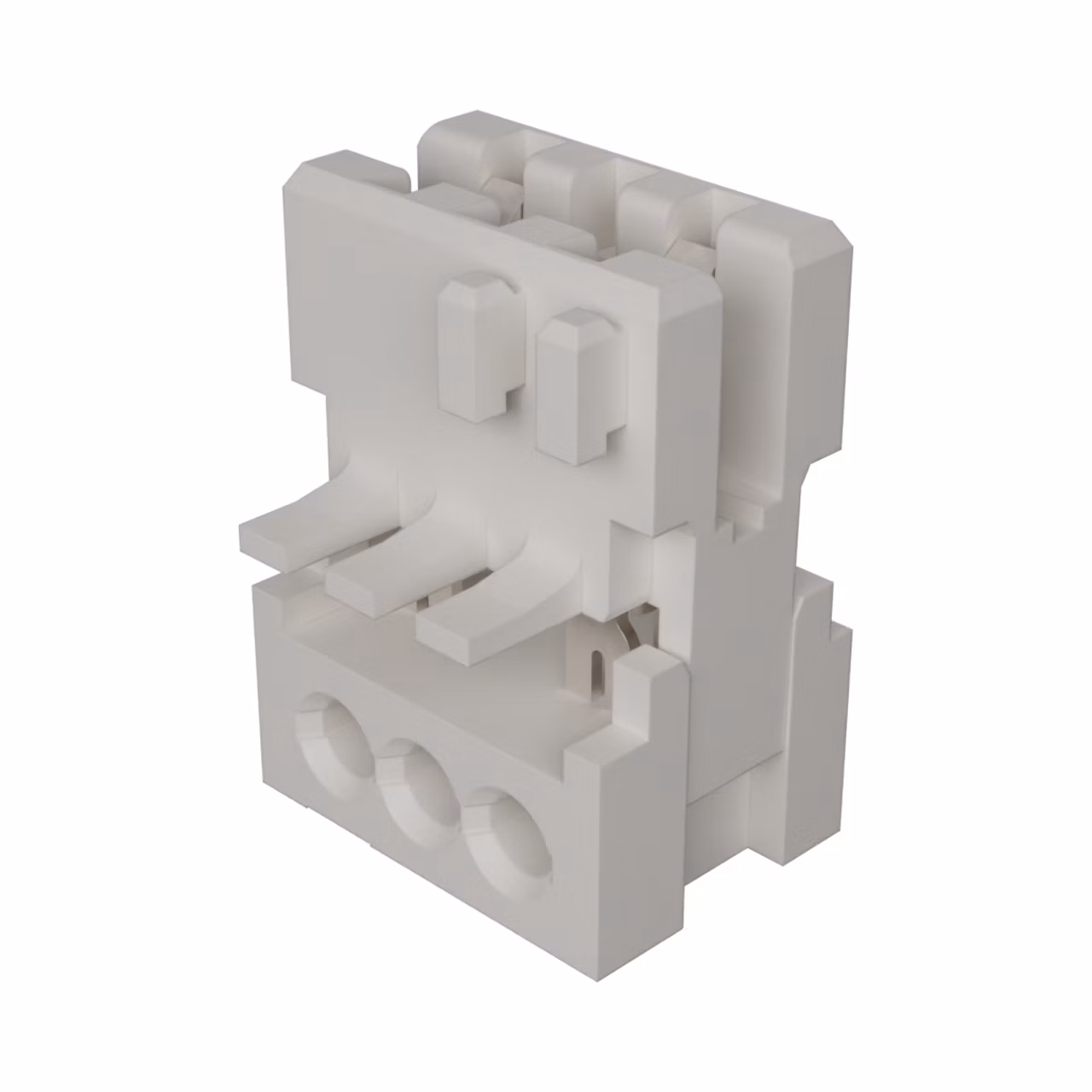 Appli-Mate RAST 2.5 Female Connector, 5.00mm Pitch, 2 Circuits, Position B and C Removed, Open Endwalls, with Blue Stripe for sale