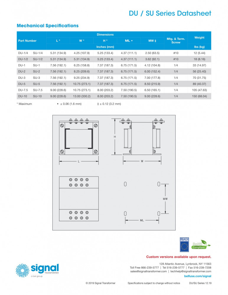 DU-1 technical document page 3