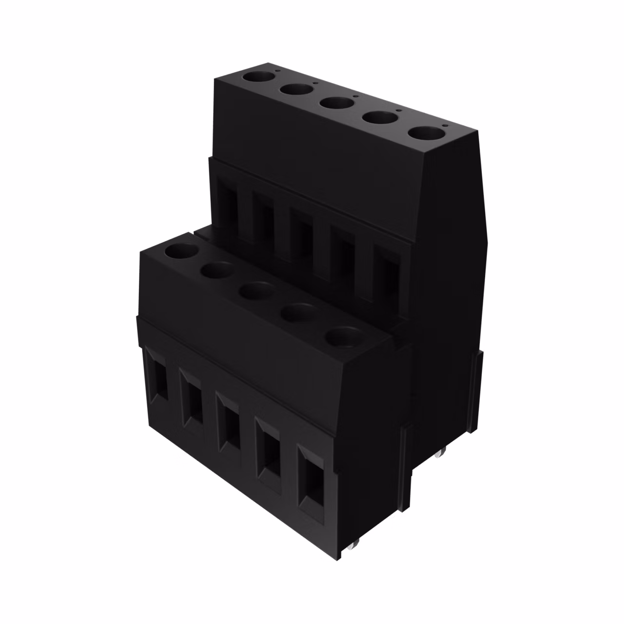 5.08mm Pitch Beau Eurostyle High Profile, Two Level Terminal Block, Modular, 10 Circuits for sale