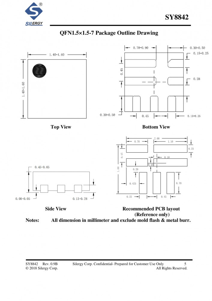 SY8842QWC datasheet page 5