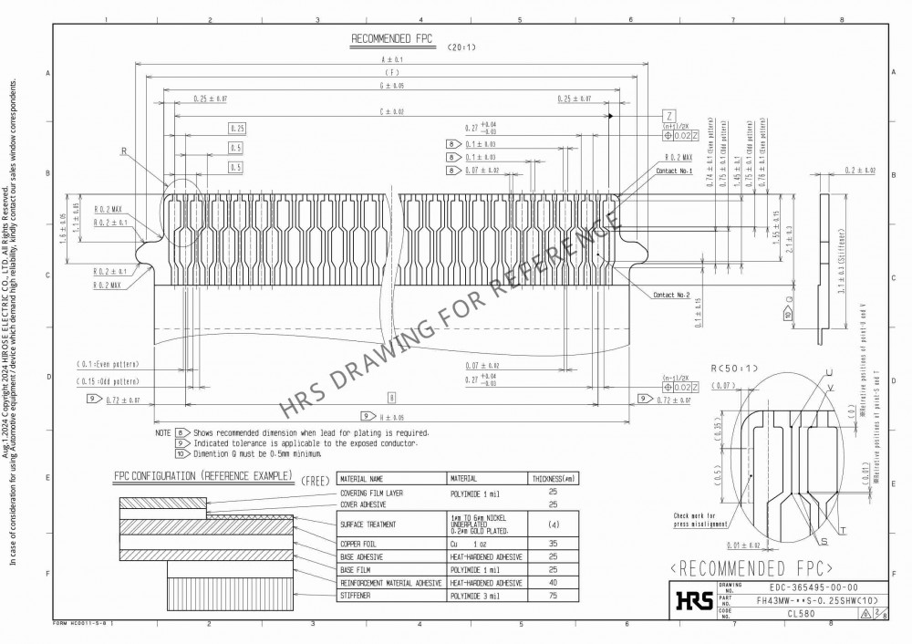 HRS FH43MW series drawing page 2