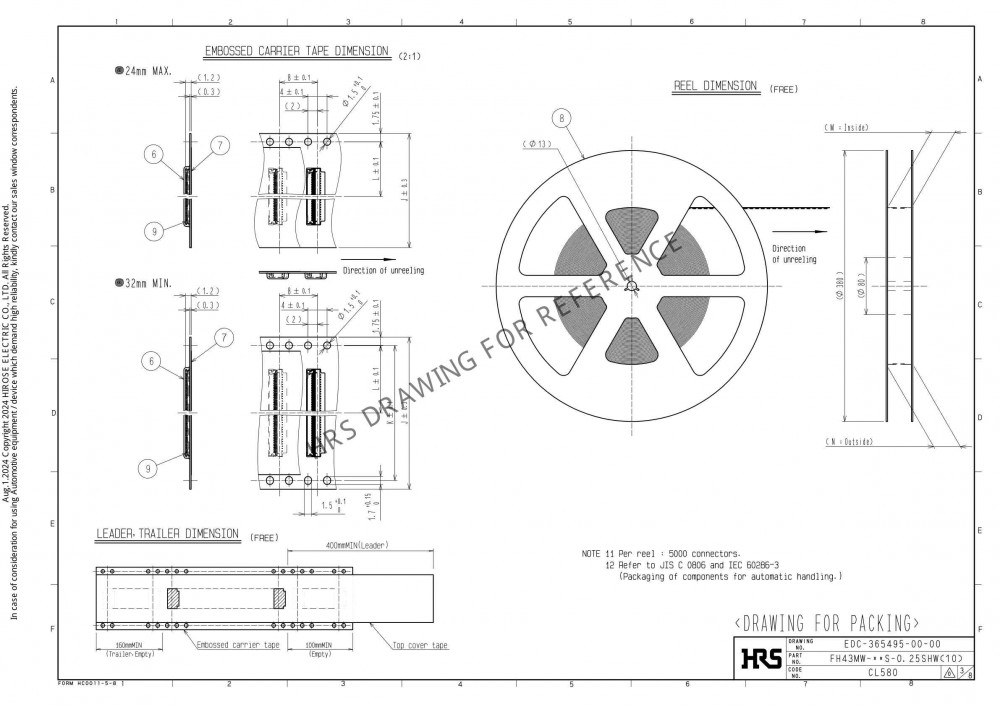 HRS FH43MW series drawing page 3