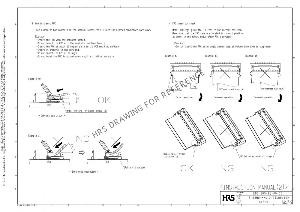 HRS FH43MW series drawing page 6