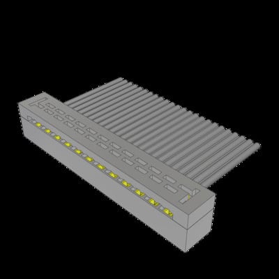 Samtec TCSD-10-01-N Free Hanging Panel Mount Chip