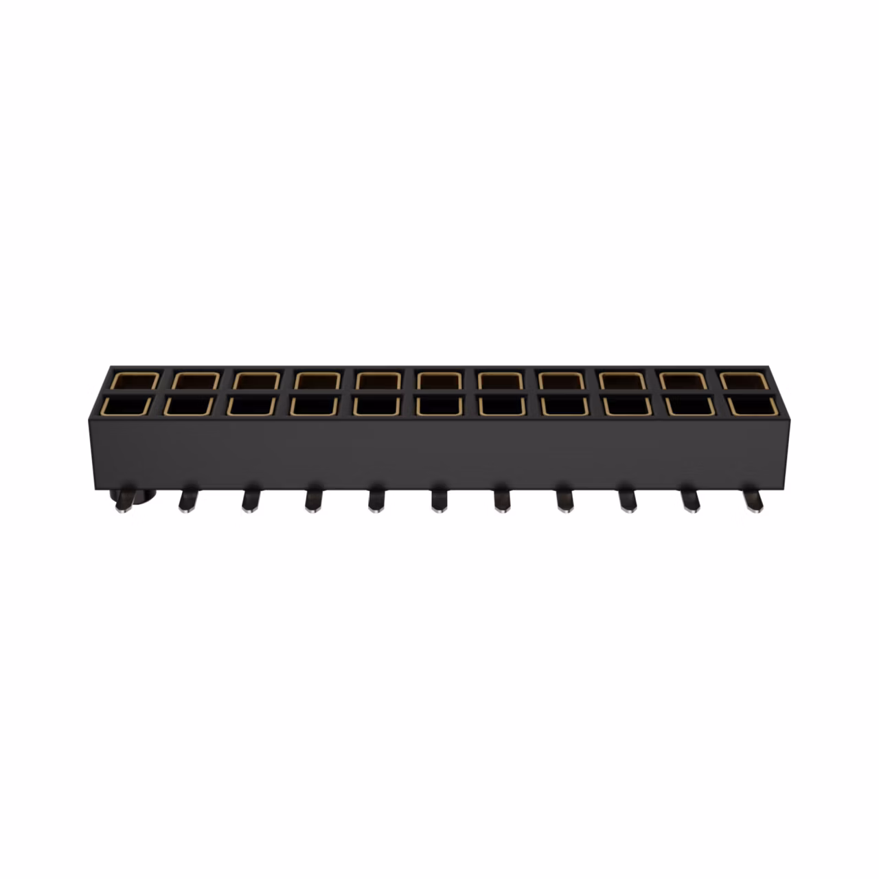 2.00mm Pitch Milli-Grid Receptacle, Surface Mount, Bottom Entry, 0.13µm Gold (Au) Plating, 22 Circuits, with Peg, Tube, Lead-Free for sale