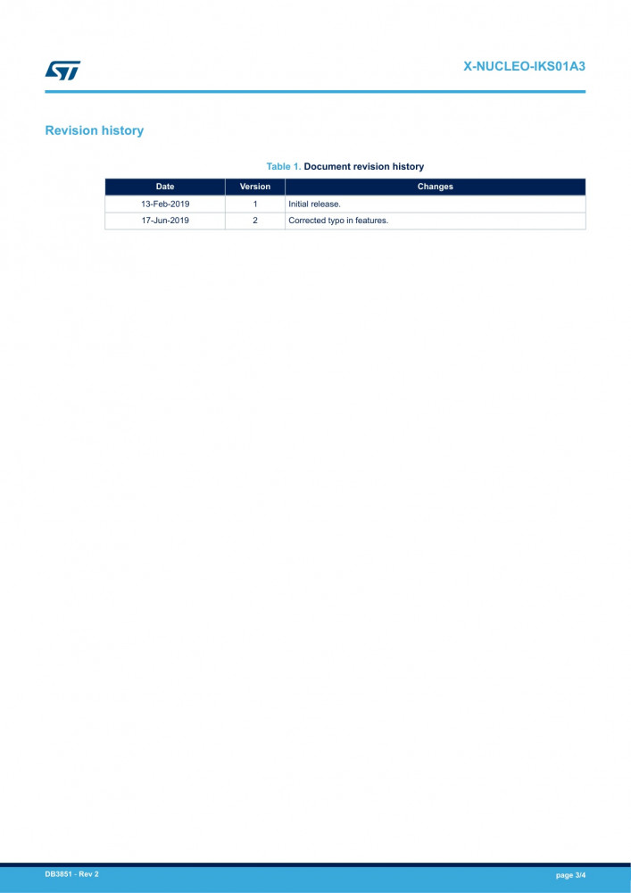 X-NUCLEO-IKS01A3 technical document page 3