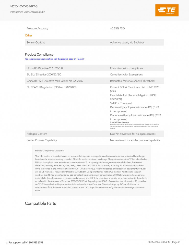 M5254-000005-01KPG technical document page 2