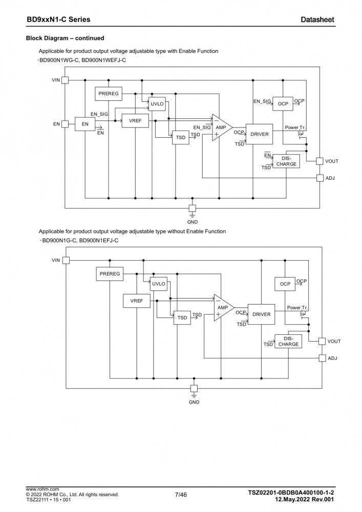ROHM BD950N1WG-CTR datasheet page 7