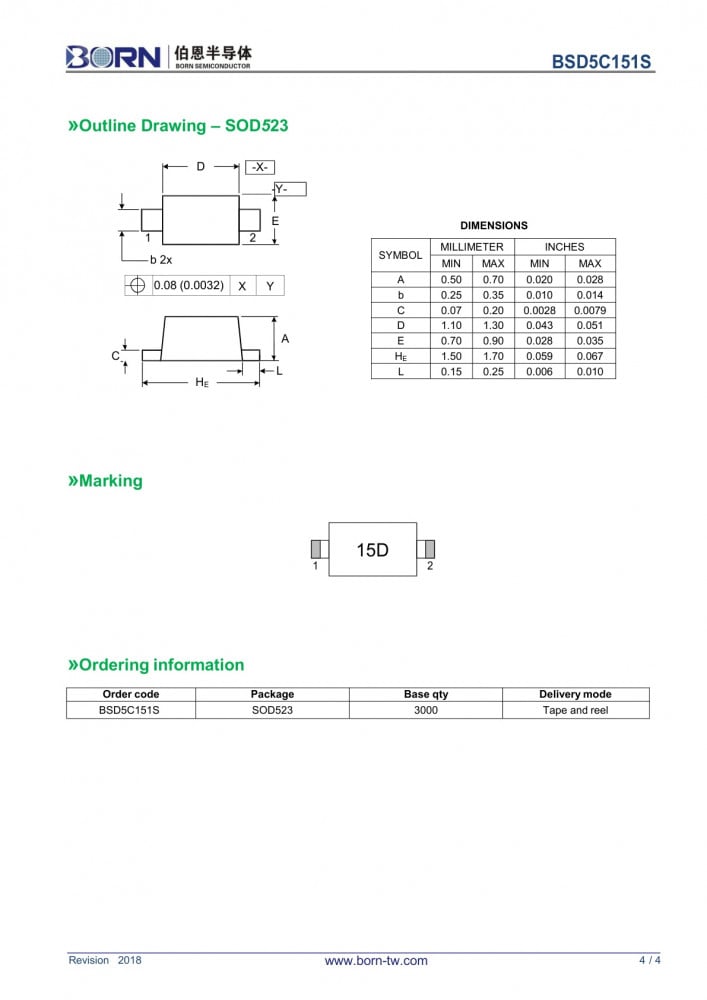 BSD5C151S datasheet page 4
