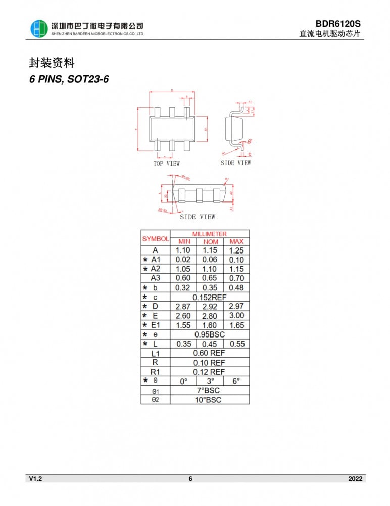 BDR6120S datasheet page 6