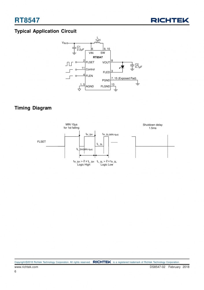 RT8547 datasheet page 6