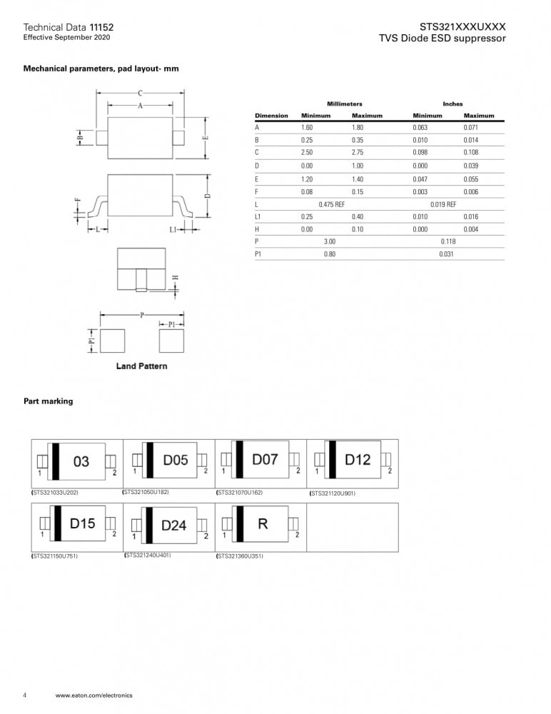 STS321033U202 datasheet page 4