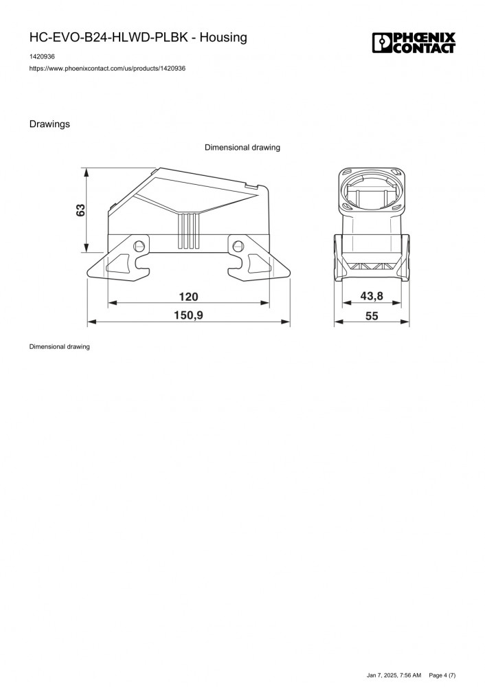 Phoenix Contact 1420936 technical document page 4