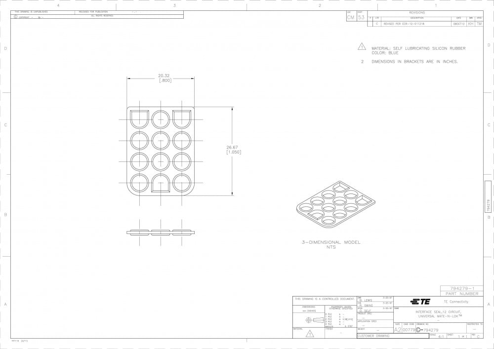 TE Connectivity 794279-1 technical drawing preview