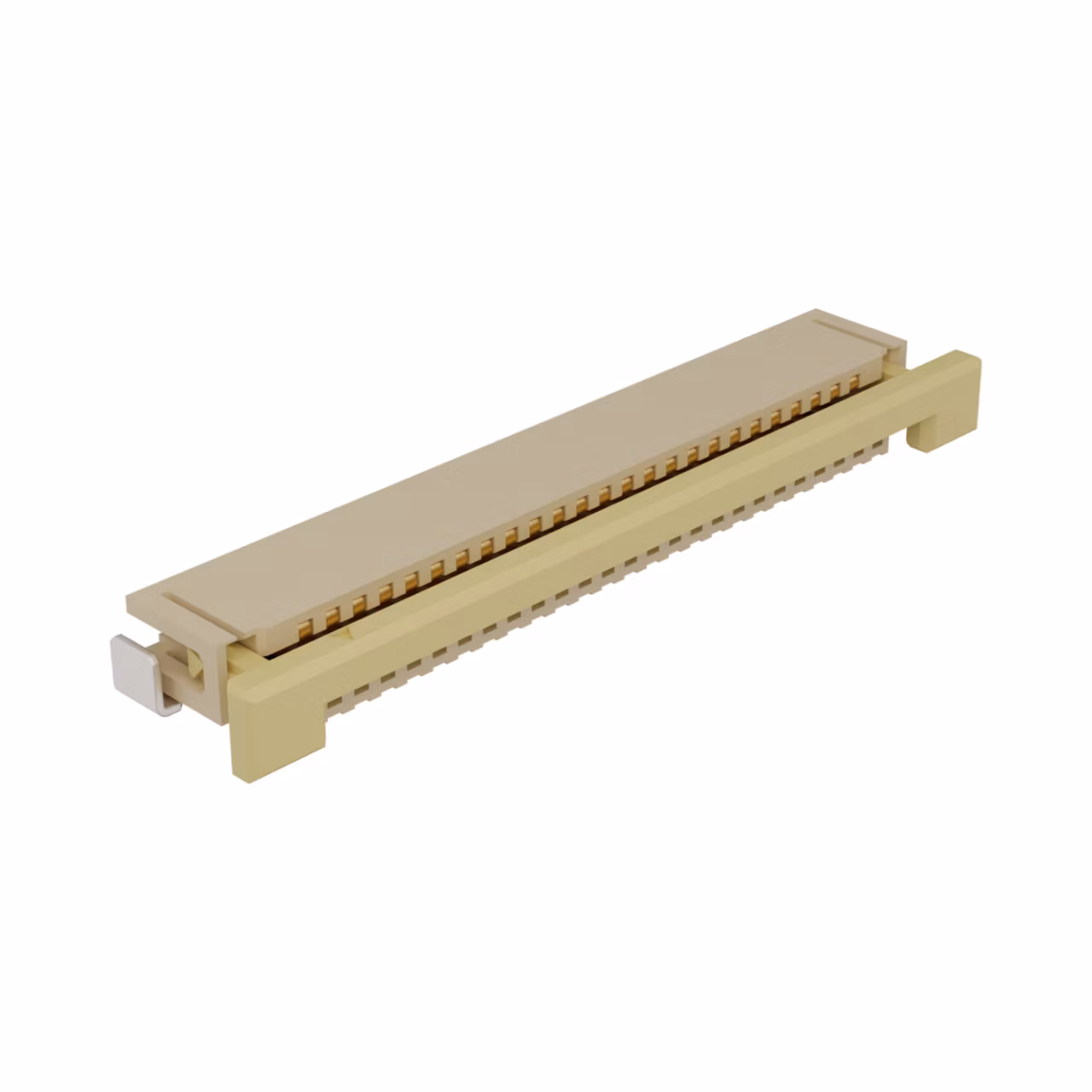 Easy-On FFC/FPC Connector, 1.00mm Pitch, Slider Series, Right-Angle, Bottom Contact, 3.00mm Height, 25 Circuits, Gold Plating for sale