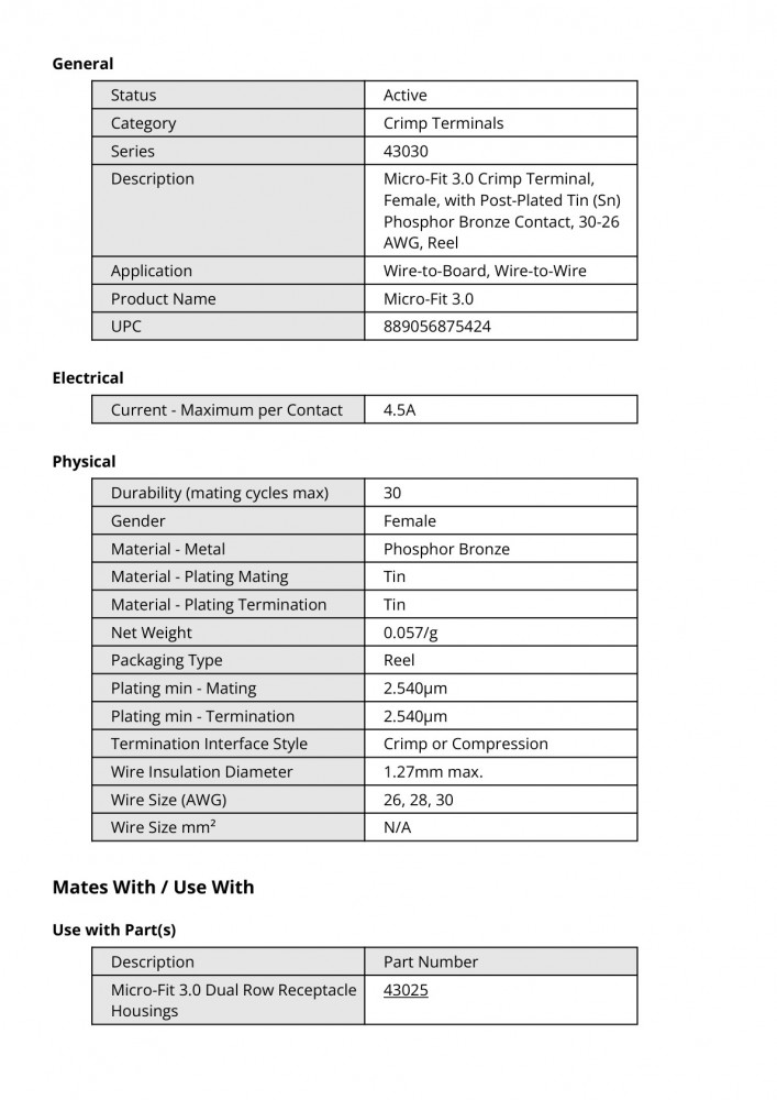 Product document preview, page 2