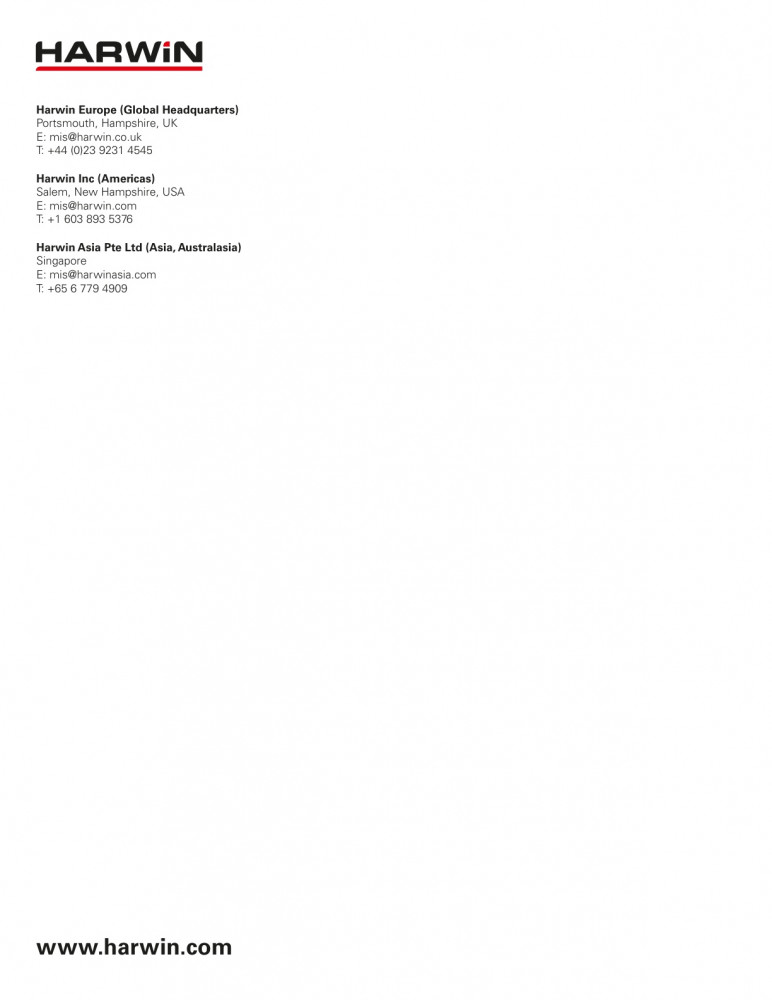 Harwin Archer technical document page 4