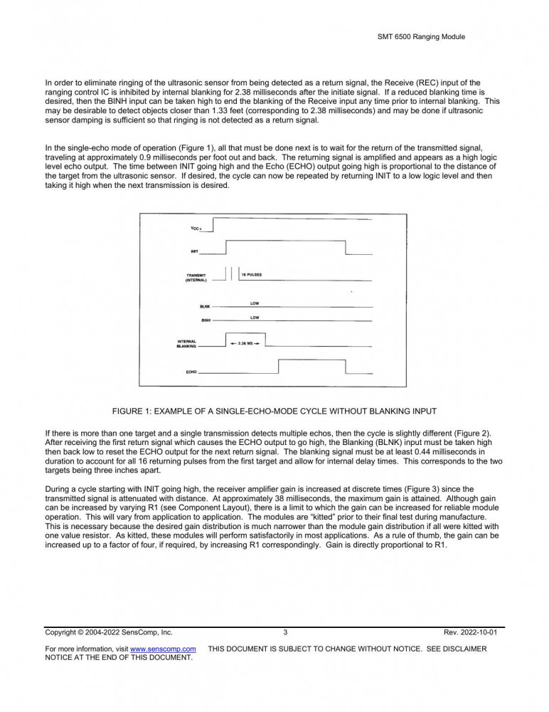 SensComp 615078LF datasheet page 3