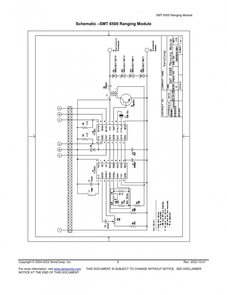 SensComp 615078LF datasheet page 6