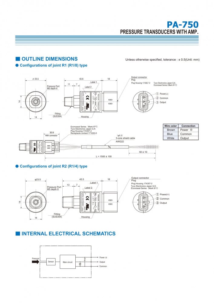PA-750 technical document page 4