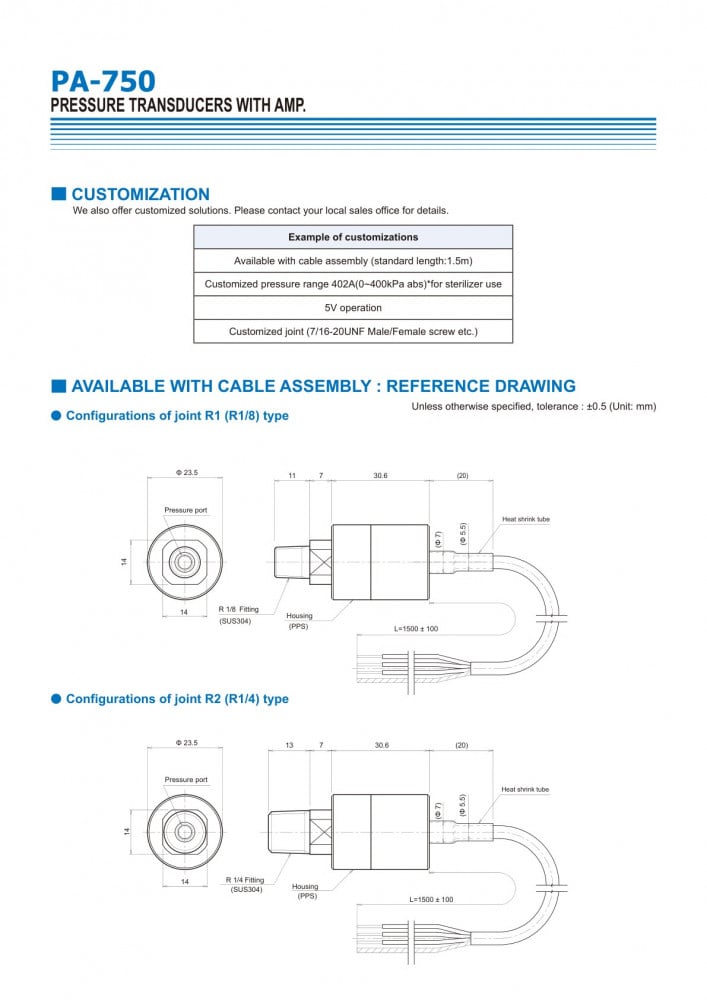 PA-750 technical document page 5