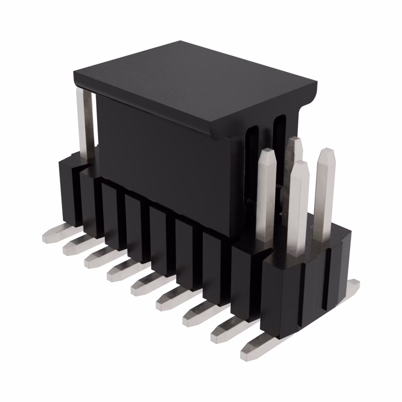 Slim-Grid Header, 18 Circuits, Surface Mount, Vertical, Unshrouded, 2.54µm Overall Tin (Sn) Plated, with Pick-and-Place Cap, Tube, Lead-Free for sale