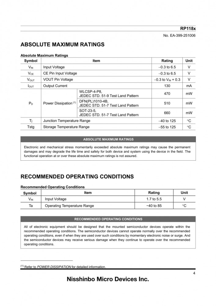 RP118 technical document page 4
