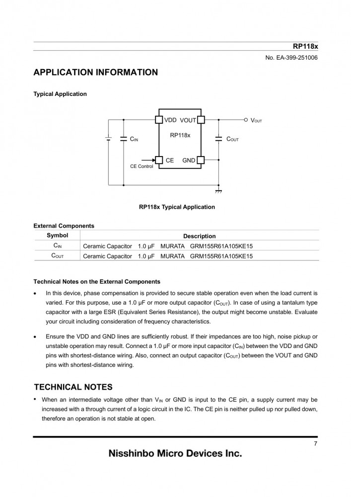 RP118 technical document page 7