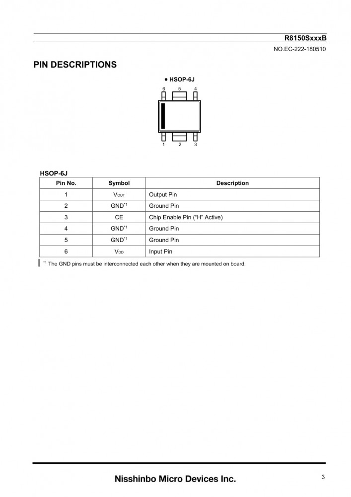 R8150 datasheet page 3