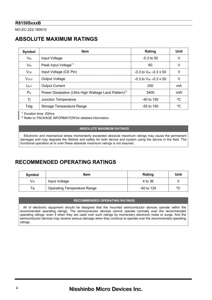 R8150 datasheet page 4