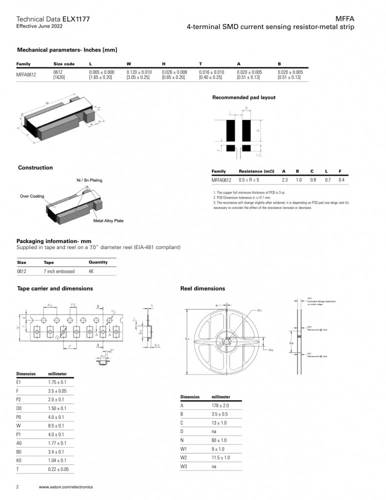 MFFA product document page 2