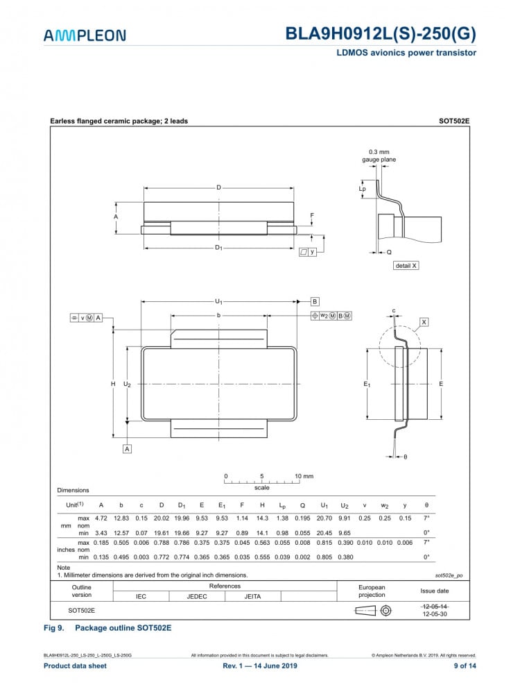 BLA9H0912LS-250U datasheet page 9